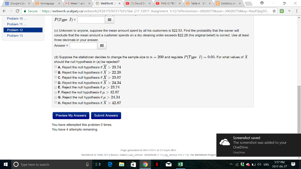 Solved Google Cale × (E Homepage × M Week 1 and WeB'YorKY × | Chegg.com