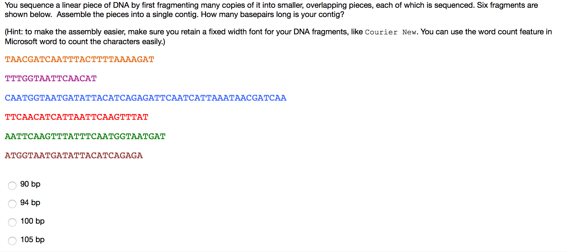 Solved You sequence a linear piece of DNA by first | Chegg.com