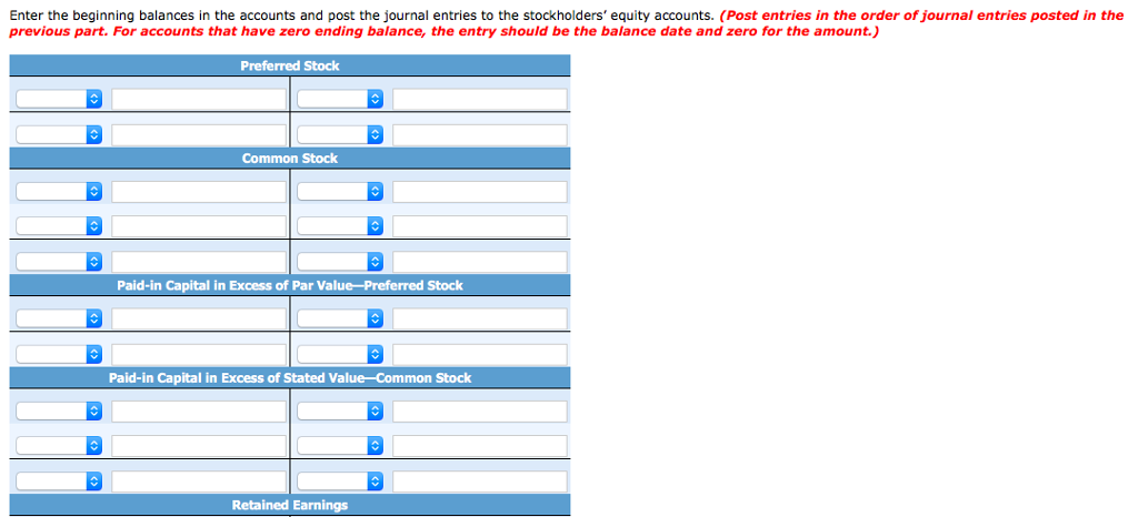 Solved Problem 11-2A The stockholders' equity accounts of | Chegg.com