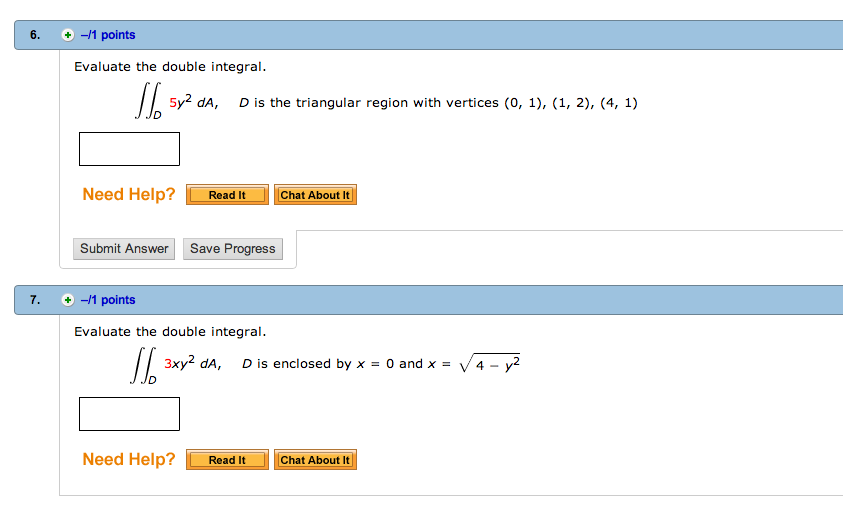 Solved Evaluate the double integral. Sy2 dA, D is the | Chegg.com