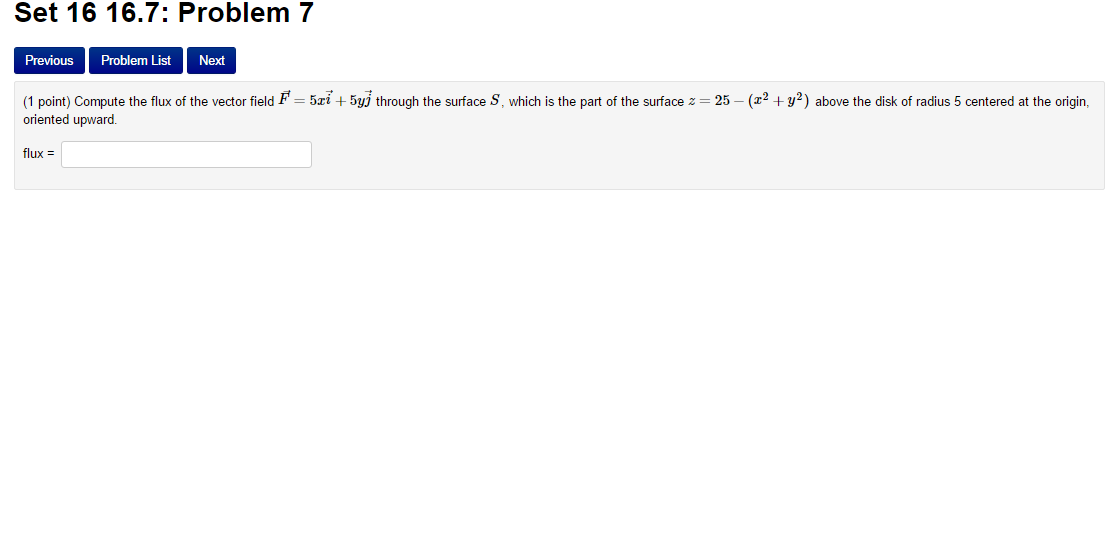 Solved Compute the flux of the vector field F = 5xi + 5yj | Chegg.com