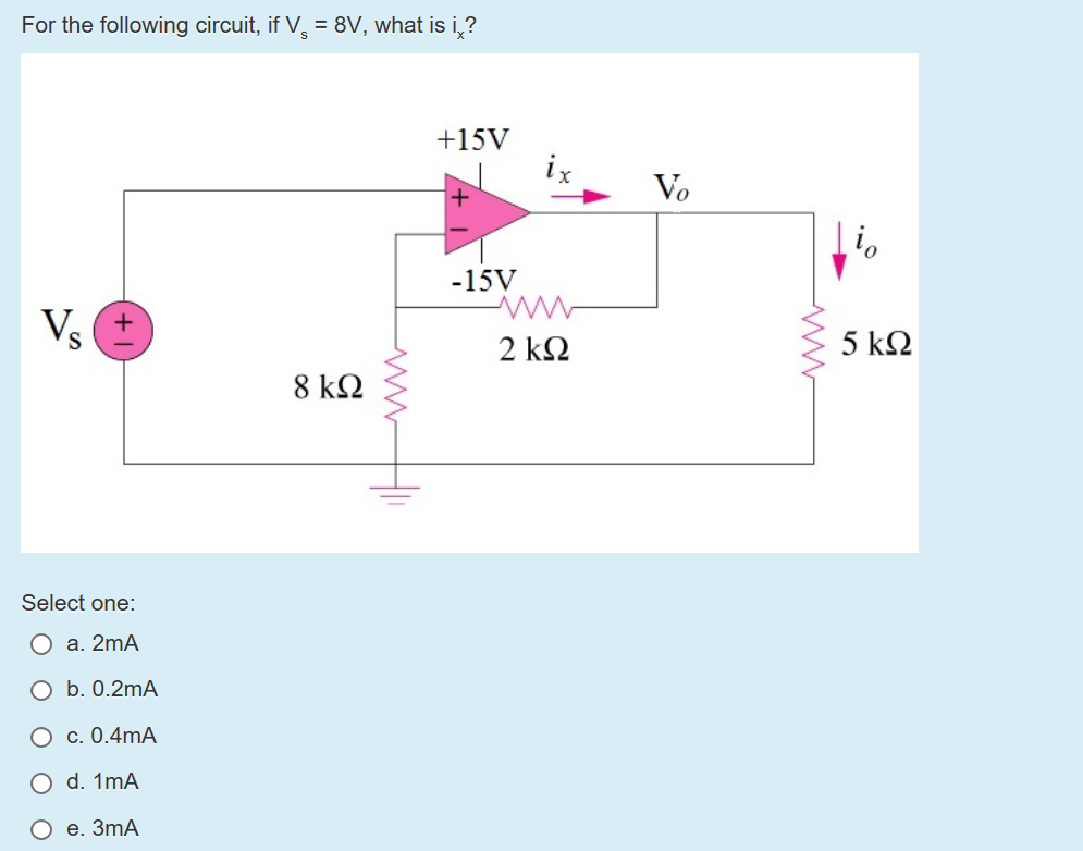Solved For the following circuit, find Vab due to the 2A | Chegg.com