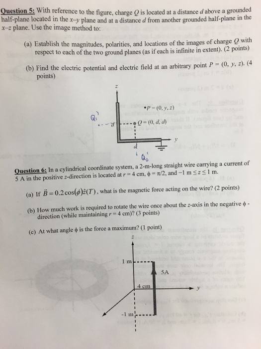 Solved With reference to the figure, charge Q is located at | Chegg.com