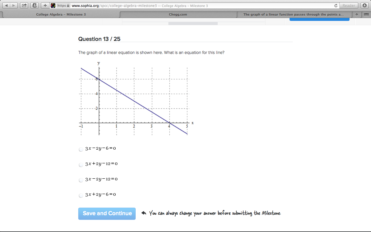 Solved https www.sophia.org pcc/college-algebra-milestone 3 | Chegg.com