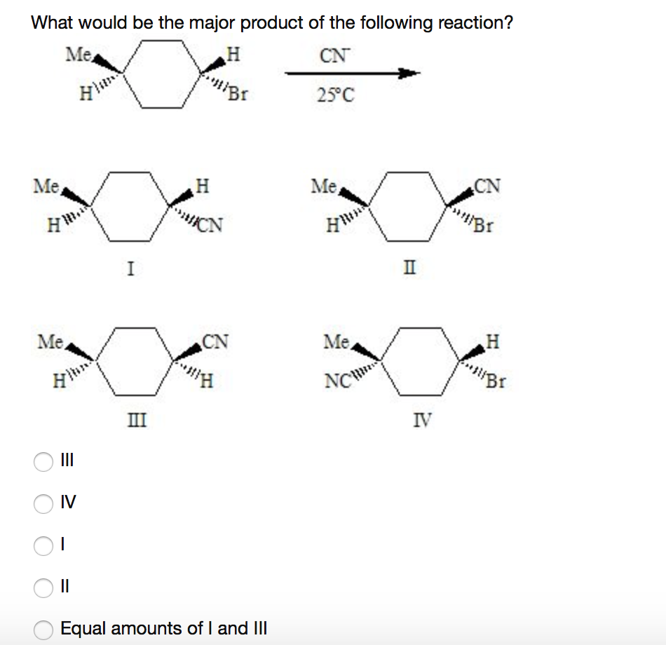 Solved Which alkyl halide would be most reactive in an SN1 | Chegg.com