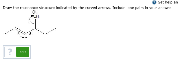 Solved Draw the resonance structure indicated by the | Chegg.com
