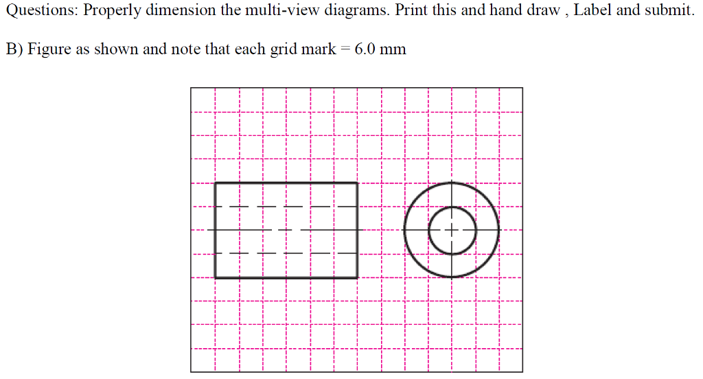 Solved Questions: Properly dimension the multi-view | Chegg.com