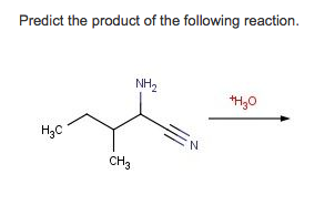 Solved Predict the product of the following reaction. | Chegg.com