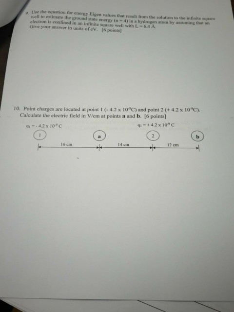 Solved Use the equation for energy Eigen values that result | Chegg.com
