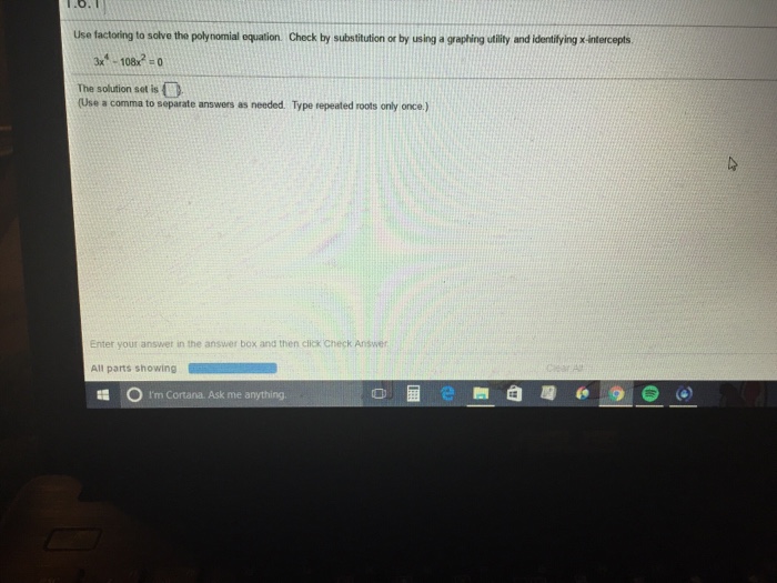 Solved Use factoring to solve the polynomial equation Chock | Chegg.com