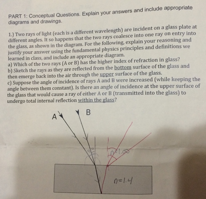 Solved Conceptual Questions. Explain your answers and | Chegg.com