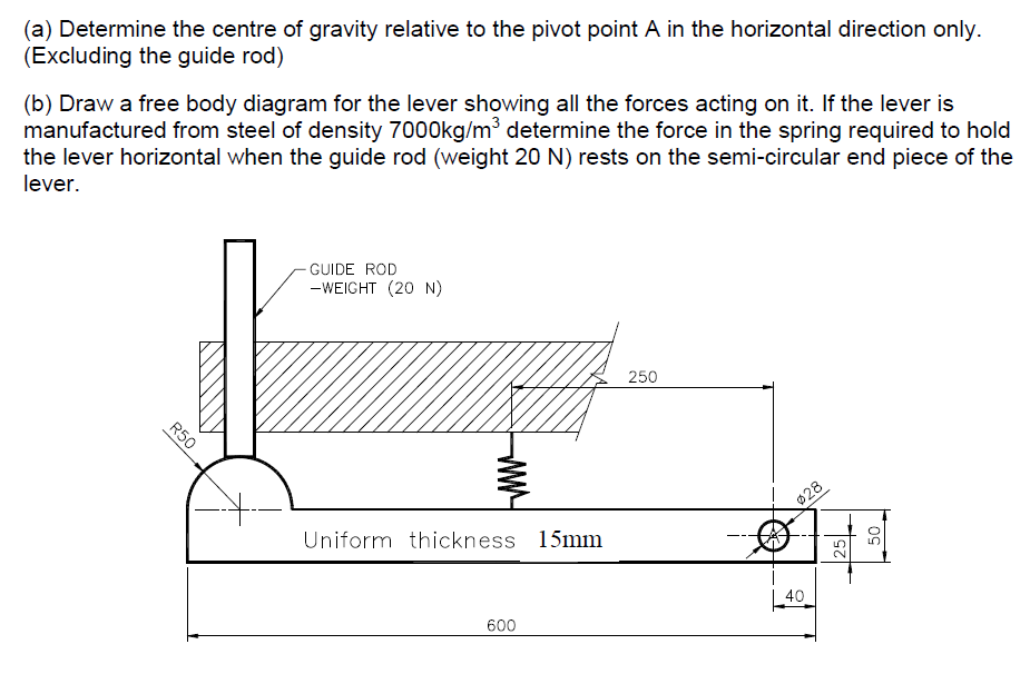 Solved Can someone please provide the center of gravity | Chegg.com
