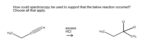 Solved How could spectroscopy be used to support that the | Chegg.com