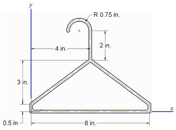 Solved Find The Centroid Of The Wire Hanger Dimensions Are Chegg solved-find-the-centroid-of-the-wire-hanger-dimensions-are-chegg