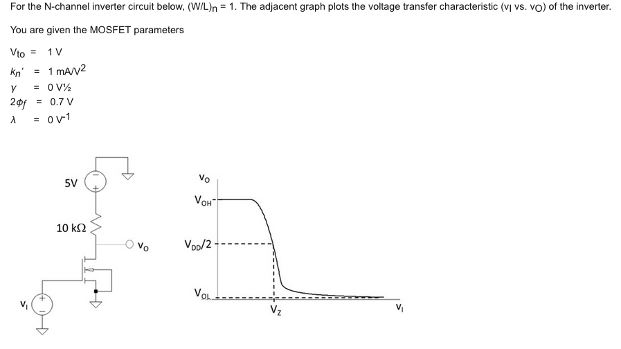 1. What is the value of VOH on the plot? 2. What | Chegg.com