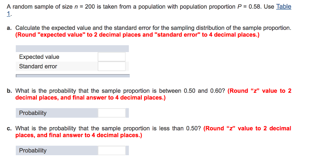 Solved A random sample of size n 200 is taken from a | Chegg.com
