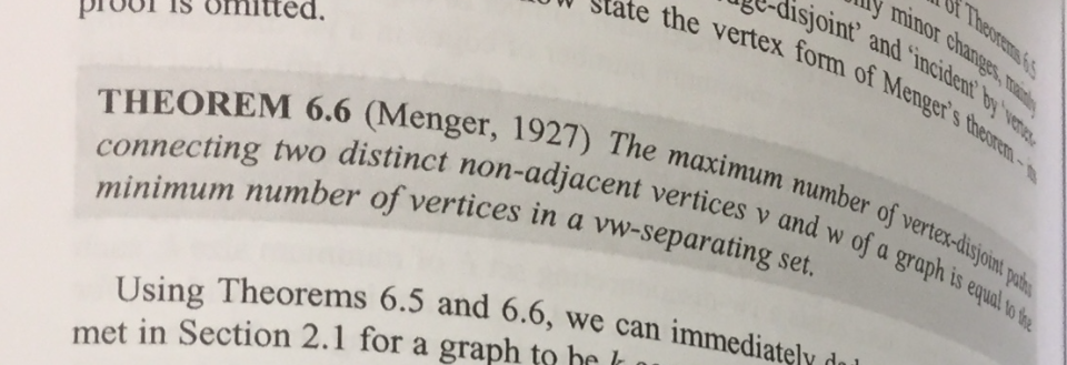 Solved Graph Theory: Matching, marriage and Menger's Theorem | Chegg.com