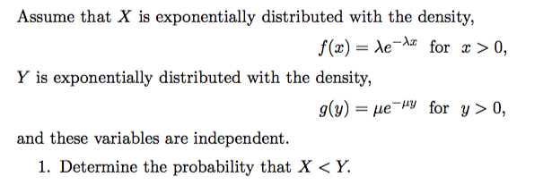 Solved Assume that X is exponentially distributed with the | Chegg.com Solved Assume that X is exponentially distributed with the | Chegg.com
