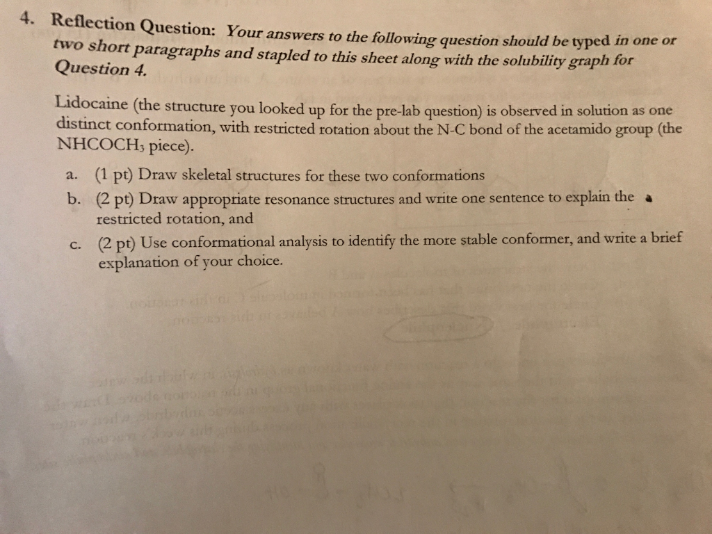 Solved 4. Reflection Question: two short paragraphs and | Chegg.com