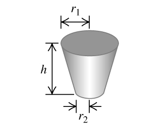 Solved A material of resistivity ? is formed into a solid, | Chegg.com