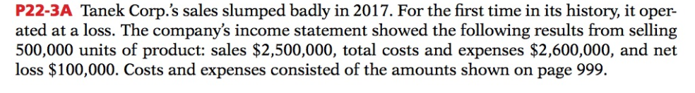 Solved Go to the P22-3A problem in your text. See the “Do | Chegg.com