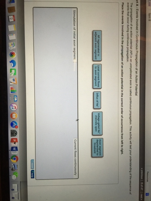 Solved The propagation of an action potential (AP) in an | Chegg.com