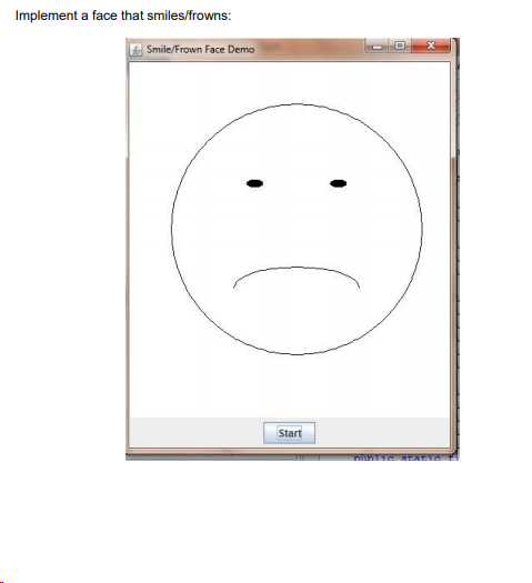 How To Draw A Face In Java