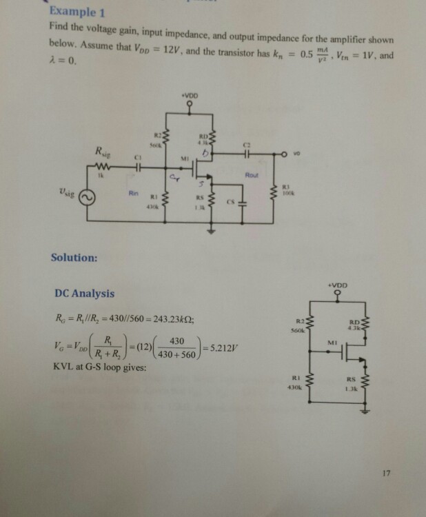Solved what is vg , rg and vs and why vg = that? | Chegg.com