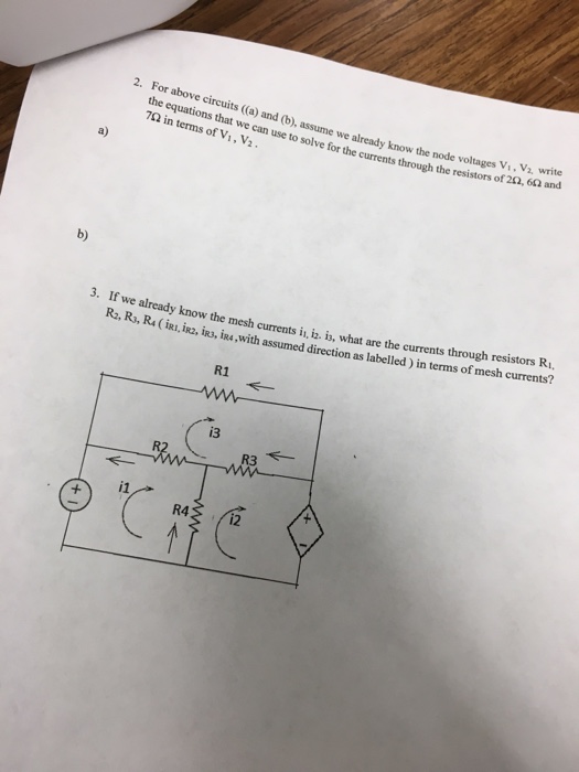 Solved For above circuits ((a) and (b), assume we already | Chegg.com
