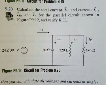 Solved Calculate the total current, I_T, and currents I_C, | Chegg.com