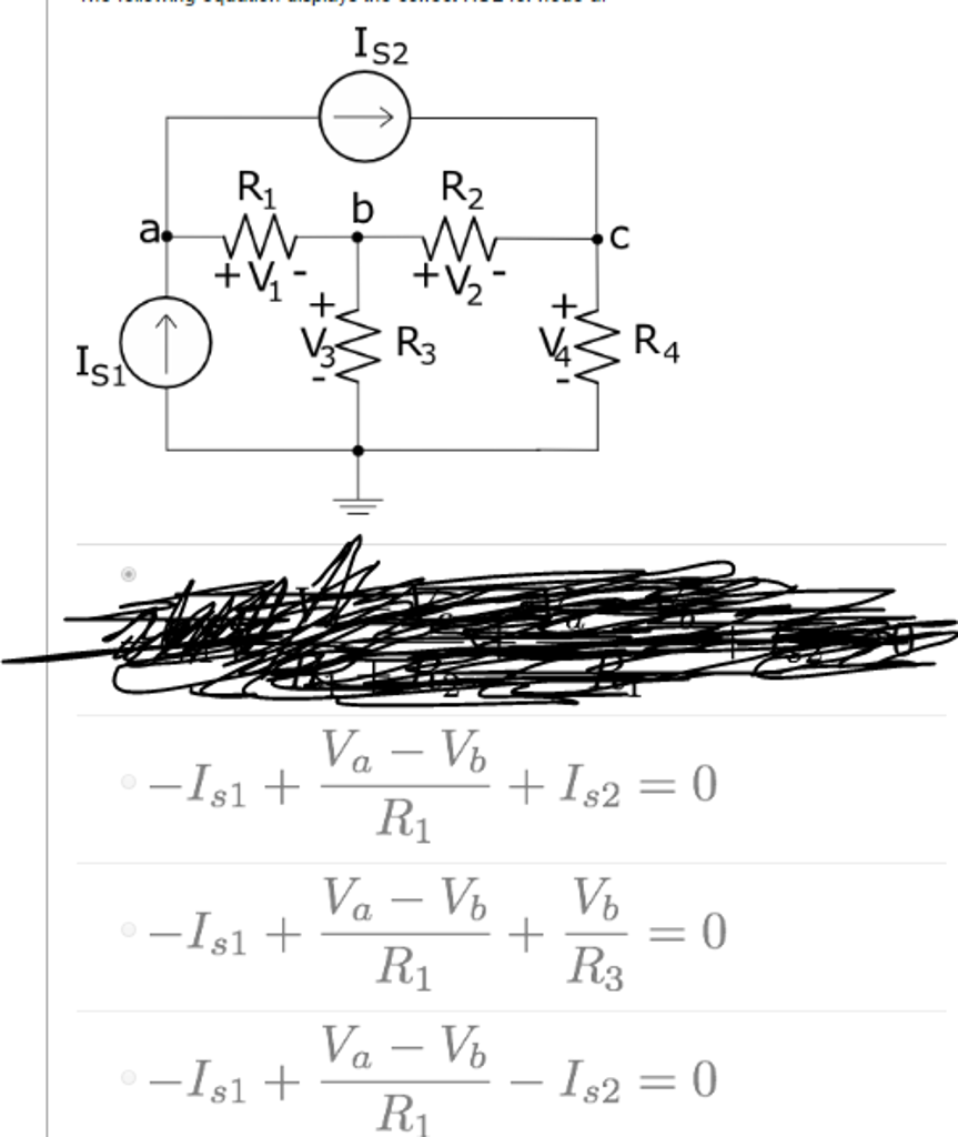 Solved Given is the circuit below. The node connected to | Chegg.com Solved Given is the circuit below. The node connected to | Chegg.com