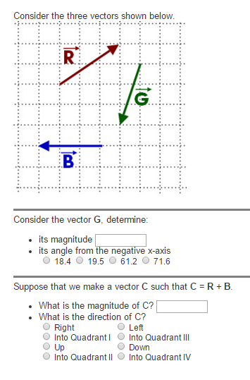 Solved Consider the three vectors shown below Consider the | Chegg.com Solved Consider the three vectors shown below Consider the | Chegg.com