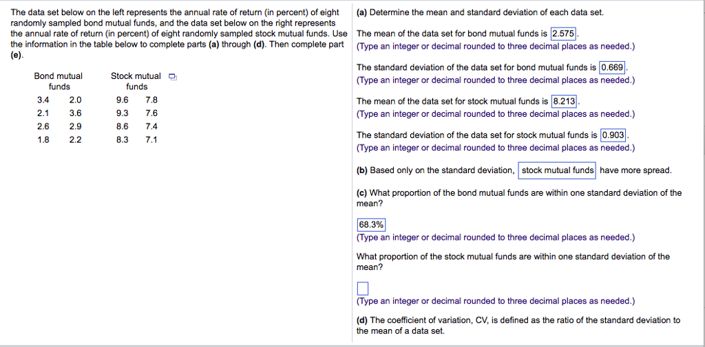 Solved The data set below on the left represents the annual | Chegg.com