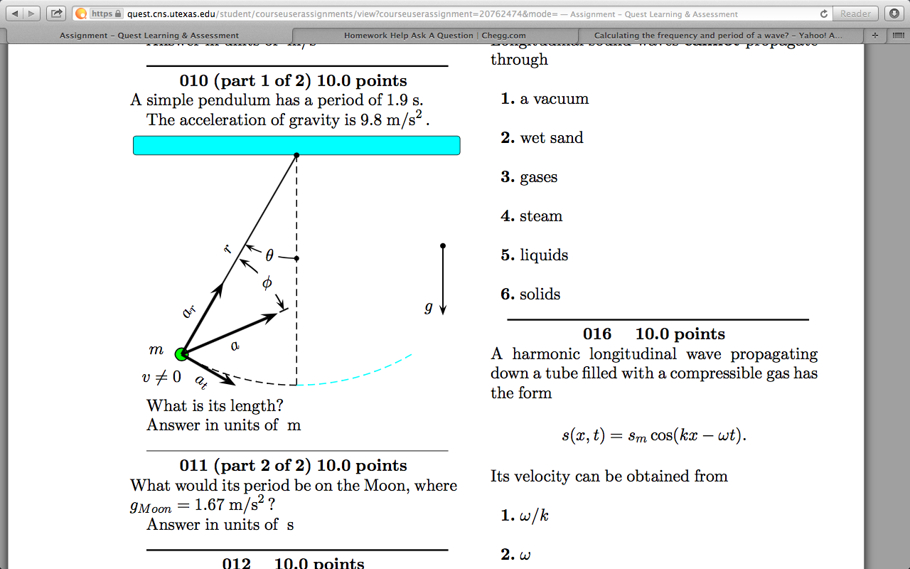 Solved 010 and 011. Same problem, different parts. Thanks! | Chegg.com