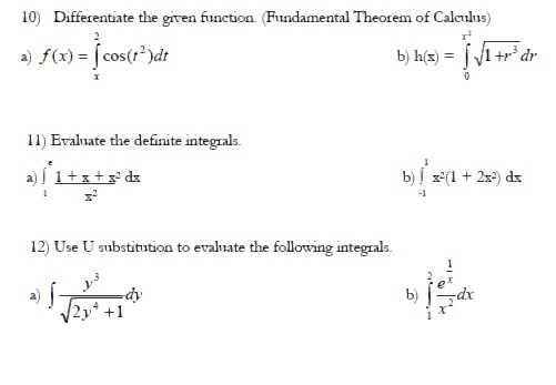 Solved Differentiate the given function. (Fundamental | Chegg.com