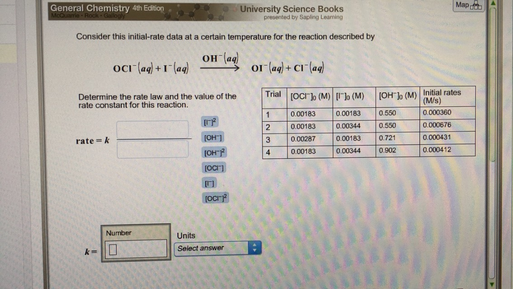 Solved Consider this initial rate data at a certain | Chegg.com Solved Consider this initial rate data at a certain | Chegg.com