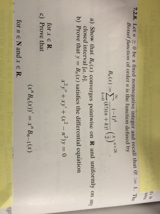 Solved Let n > 0 be a fixed nonnegative integer and recall | Chegg.com