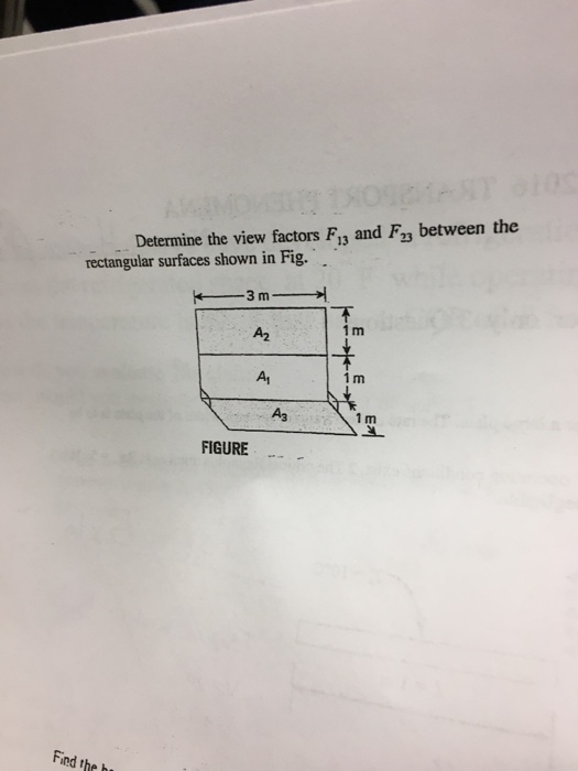 Solved Determine the view factors F_13 and F_23 between the | Chegg.com
