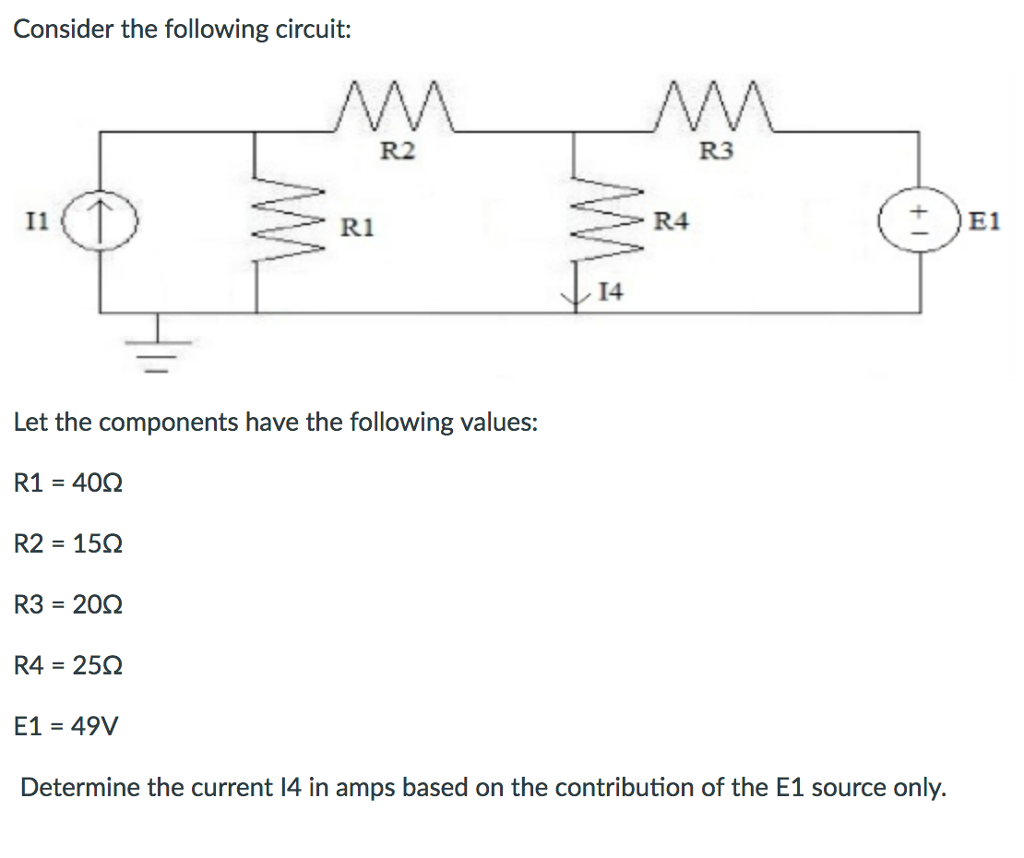 Solved Consider the following circuit: Let the components | Chegg.com