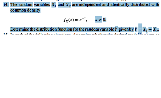 Solved The random variables X1, and X2 are independent and | Chegg.com