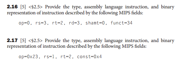 Solved Provide the type, assembly language instruction, and | Chegg.com