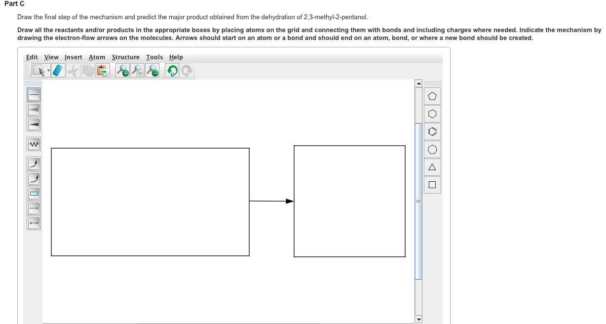 Solved Part C Draw the final step of the mechanism and | Chegg.com