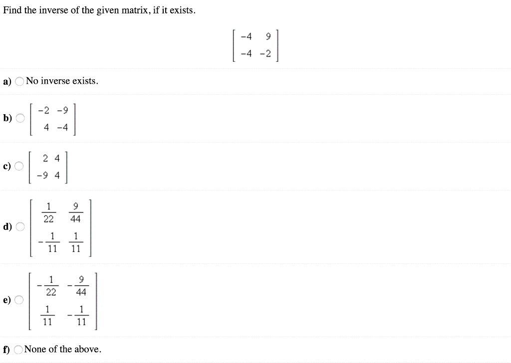 Solved Given the following matrices A and B, compute the | Chegg.com Solved Given the following matrices A and B, compute the | Chegg.com