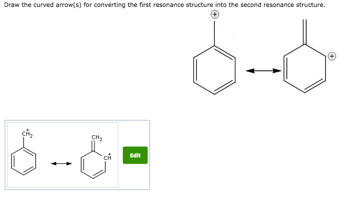 Solved Draw the curved arrow(s) for converting the first | Chegg.com