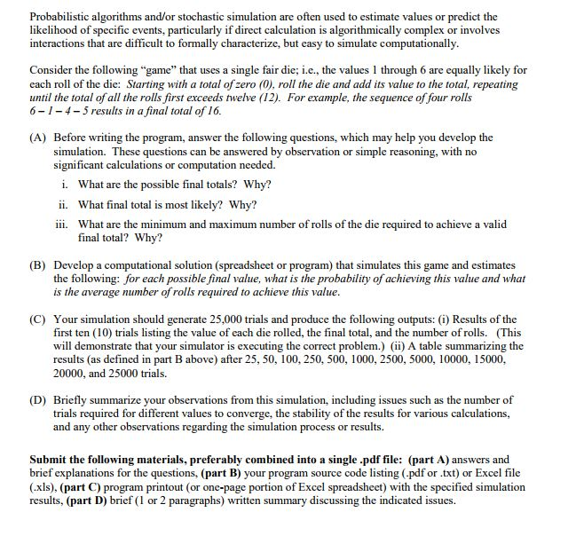 Probabilistic Algorithms And or Stochastic Simulation Chegg probabilistic-algorithms-and-or-stochastic-simulation-chegg
