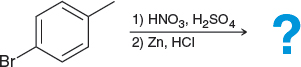 Solved Br 1) HNO3, H2SO4 2) Zn, HC | Chegg.com