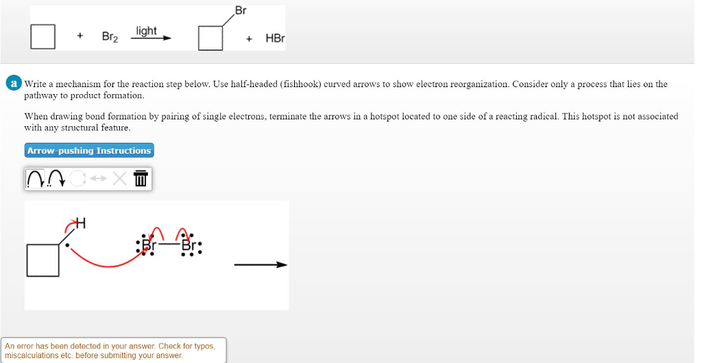 Solved Write a mechanism for the reaction step below. Use | Chegg.com