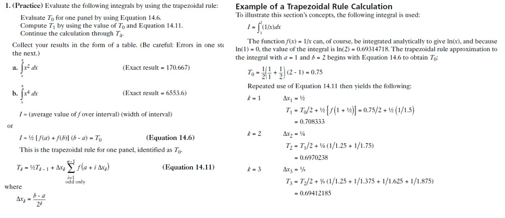 Solved Create a program that calculates the integral for | Chegg.com