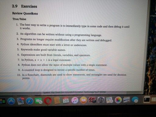 Solved The best way to write a program is to immediately | Chegg.com