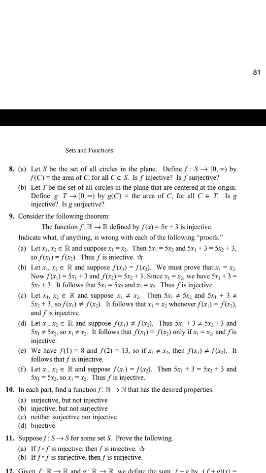 Solved 81 Sets and Functions 8. (a) Let S be the set of all | Chegg.com